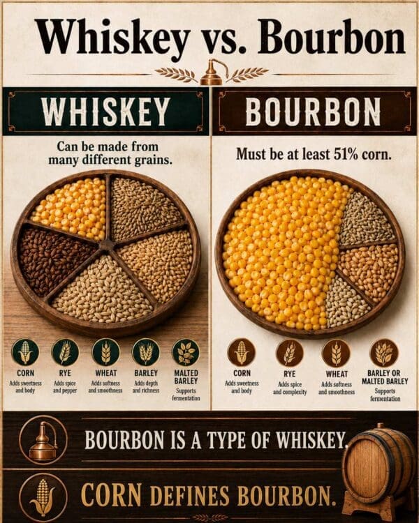 What’s the difference between whiskey and bourbon? - Timber Creek ...